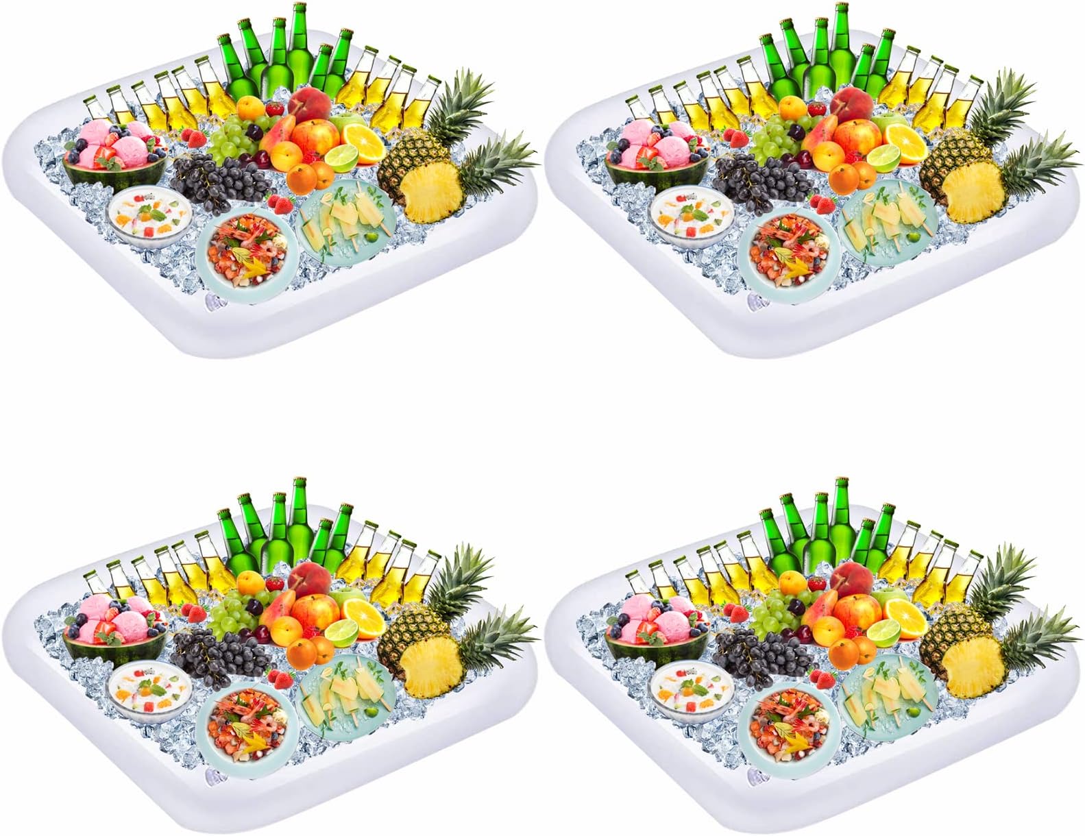 Amazon.com: 2 Pieces Inflatable Buffett Cooler Inflatable Food Cooler ...