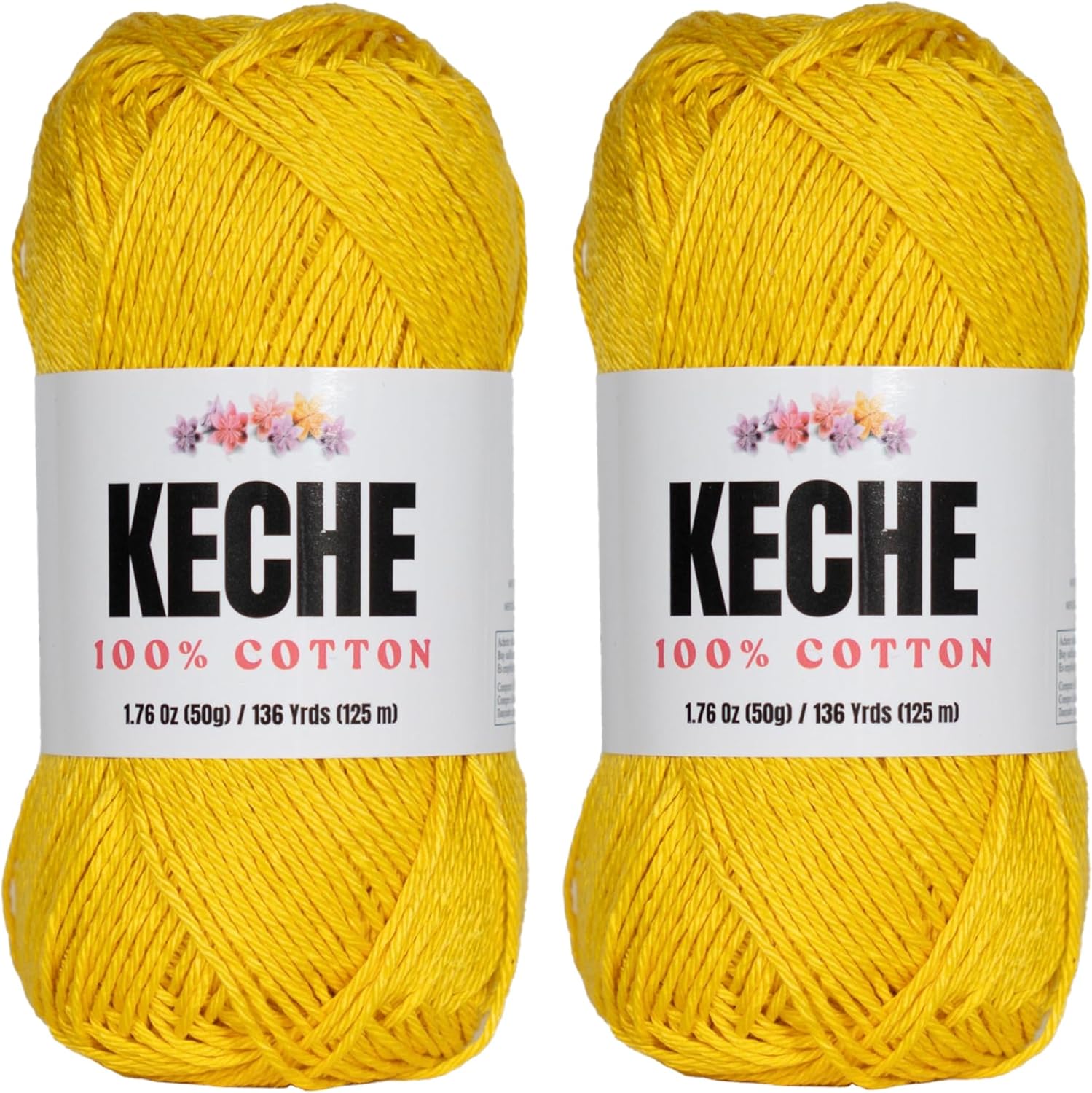 Amazon.com: Cotton Yarn - 100% Cotton Yarn for Crocheting and Knitting ...