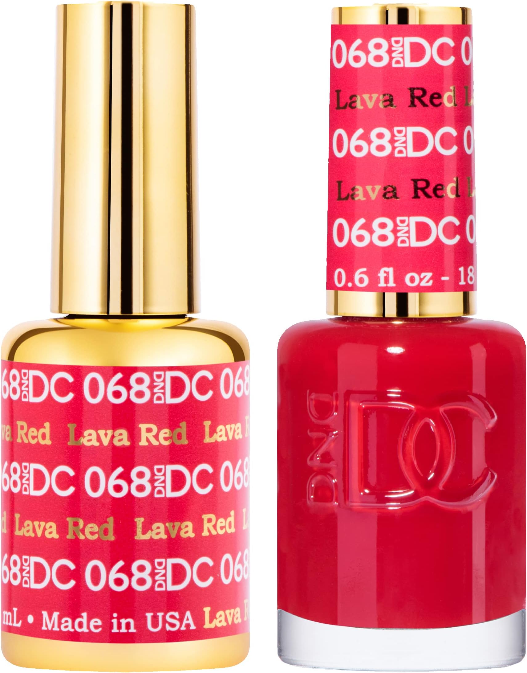 Amazon.com: DND DC Gel Polish Set, Red Collection, UV/LED Gel Polish ...