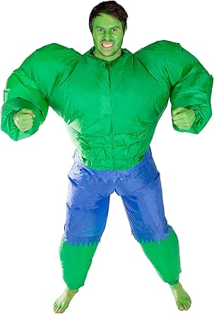 Bodysocks® Inflatable Hulk Costume (Adult) : Amazon.co.uk: Toys & Games