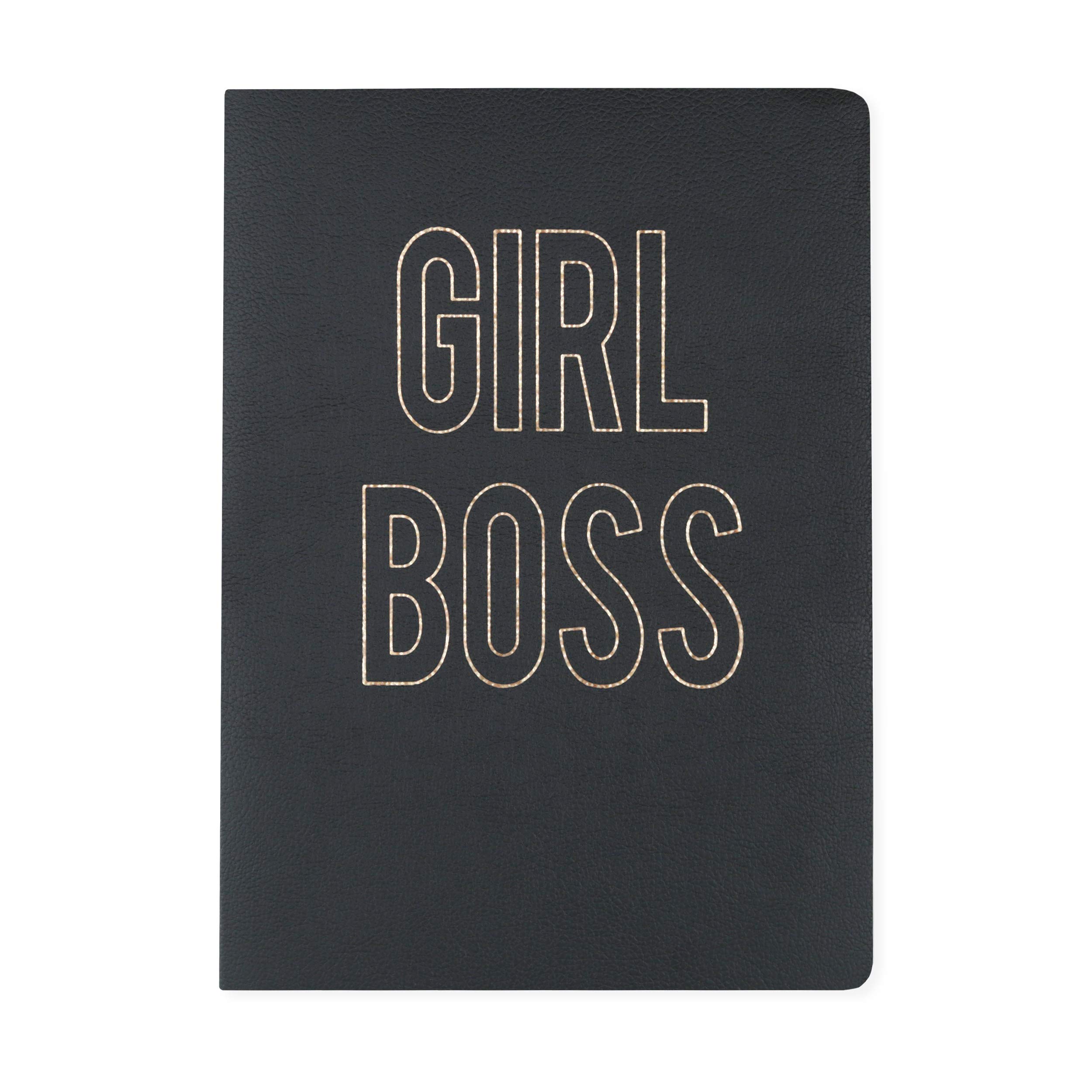 Amazon.com : Graphique Large Vegan Leather Journal, Girl Boss – 7” x 9. ...