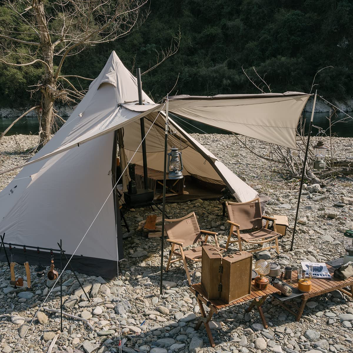 Buy Naturehike Ranch Pyramid Tent - Hexagonal/Octagonal Pyramid Tent ...