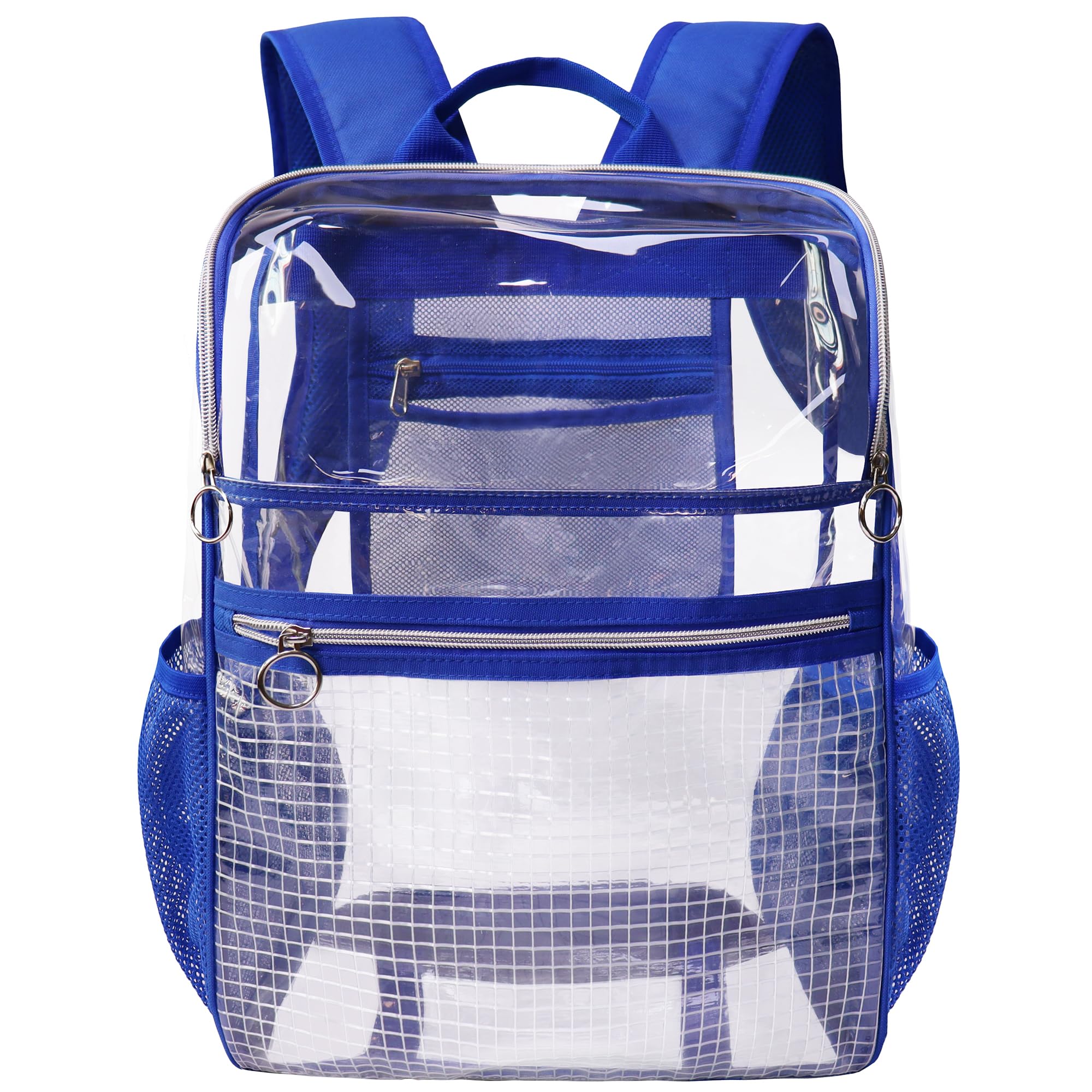 Amazon.com | GiMiUiTo Clear Backpacks for School,Clear Bookbag 0.6mm ...