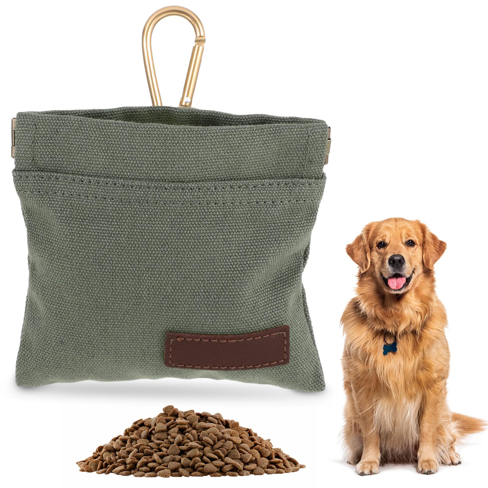 Amazon.com: LLOUSSAK Dog Training Treat Pouch with Carabiner, Portable ...
