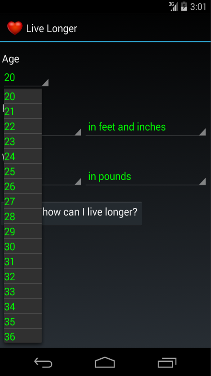 Live Longer - App on Amazon Appstore