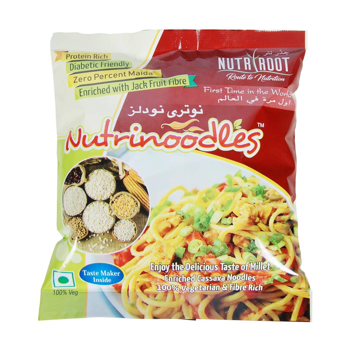 Nutriroot Nutrinoodles Tapioca Nutri Rich Noodles 85 Grams (Pack of 1 ...