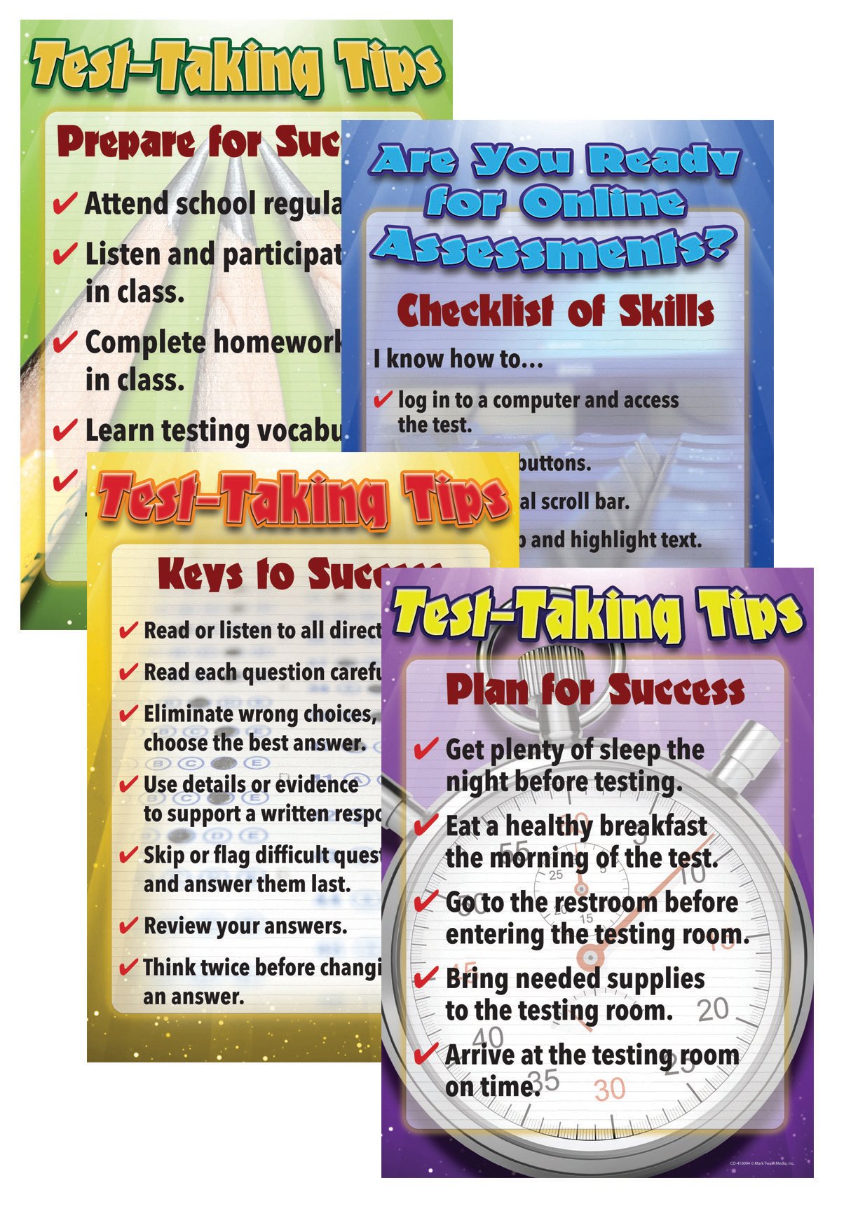Test Taking Tips Bulletin Board