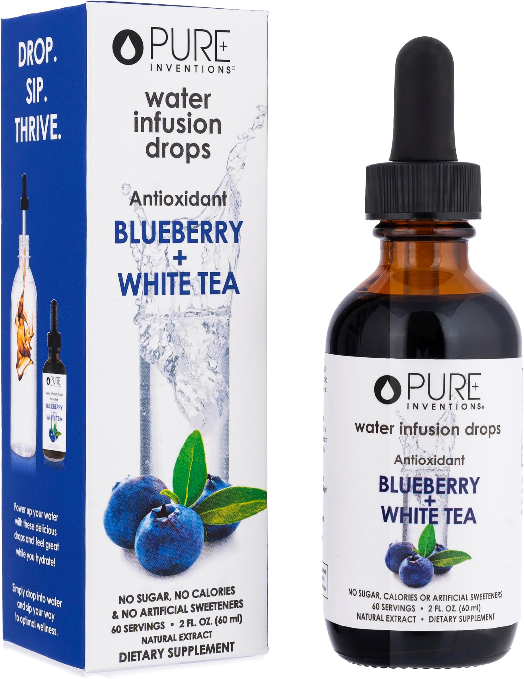 Amazon.com: Pure Inventions Blueberry & White Tea - Water Infusion ...