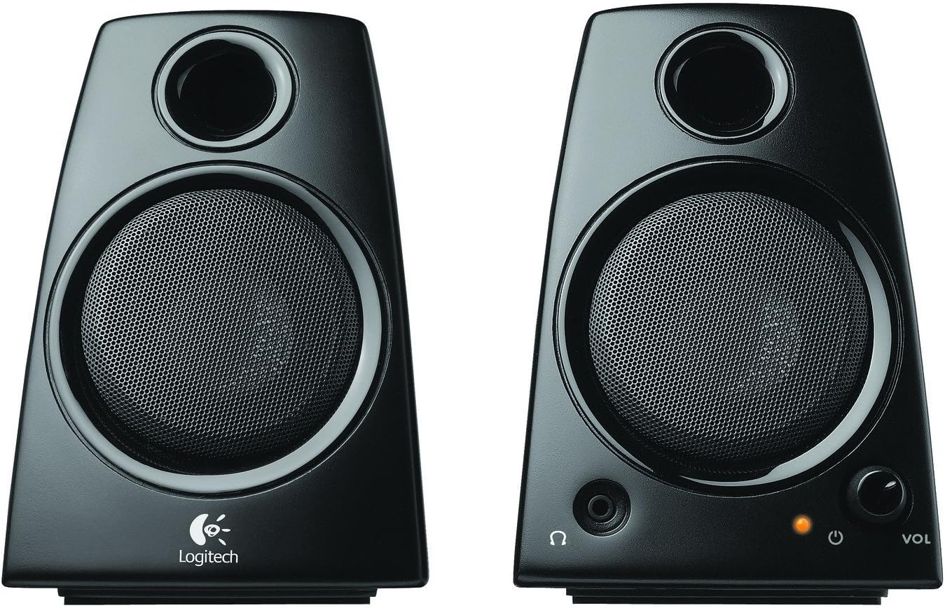 Logitech Z130 PC Speakers, Full Stereo Sound, Strong Bass, 10 Watts ...