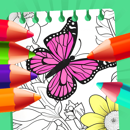 Flutter and Paint : Butterfly Coloring Book - App on Amazon Appstore