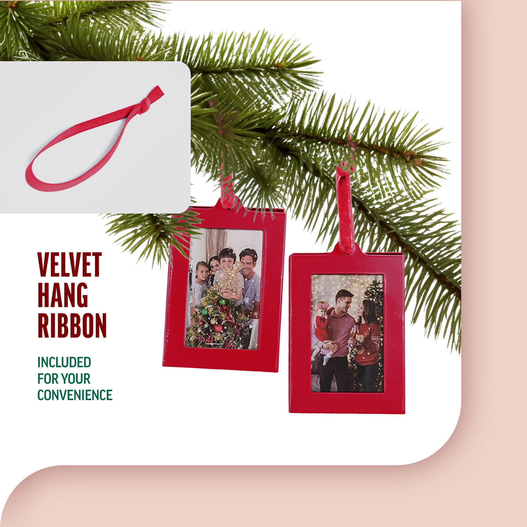 Snapklik.com : Picture Frames Ornament - Red Small Hanging Picture ...