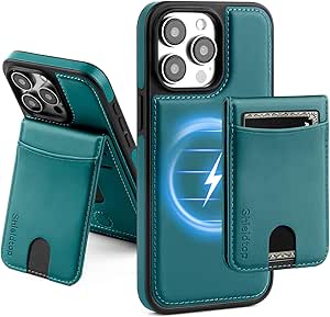 Amazon.com: ShieldTop Compatible Magsafe 2 in 1 Detachable iPhone 14 Pro Wallet Case with Card ...