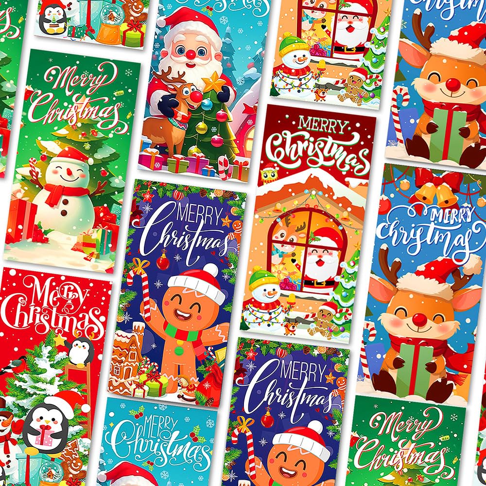 Snapklik.com : Christmas Cards Money Holder 24pcs, Merry Christmas ...