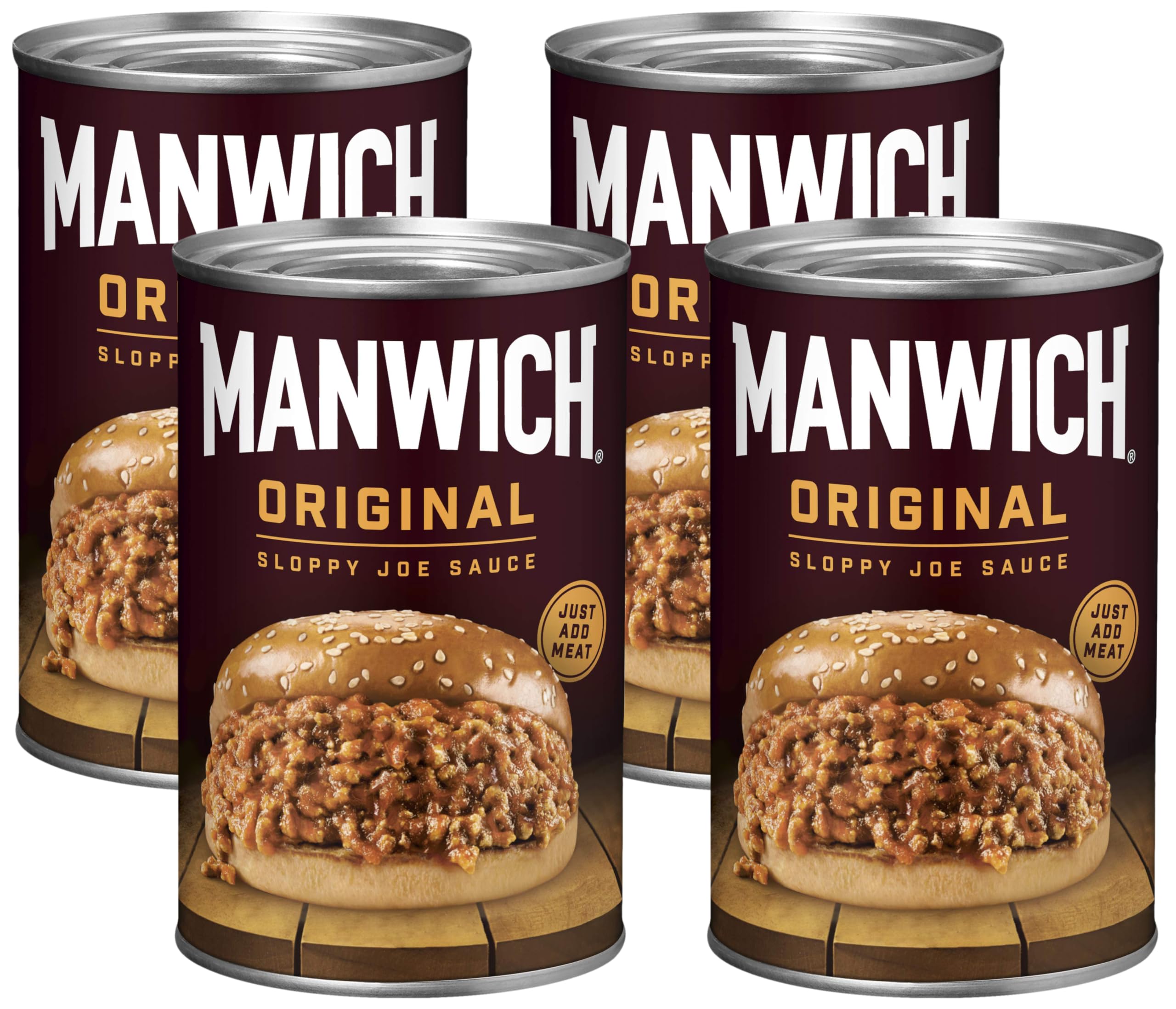 Amazon.com: Manwich Original Sloppy Joe Sauce, Canned Sauce, 15 oz ...
