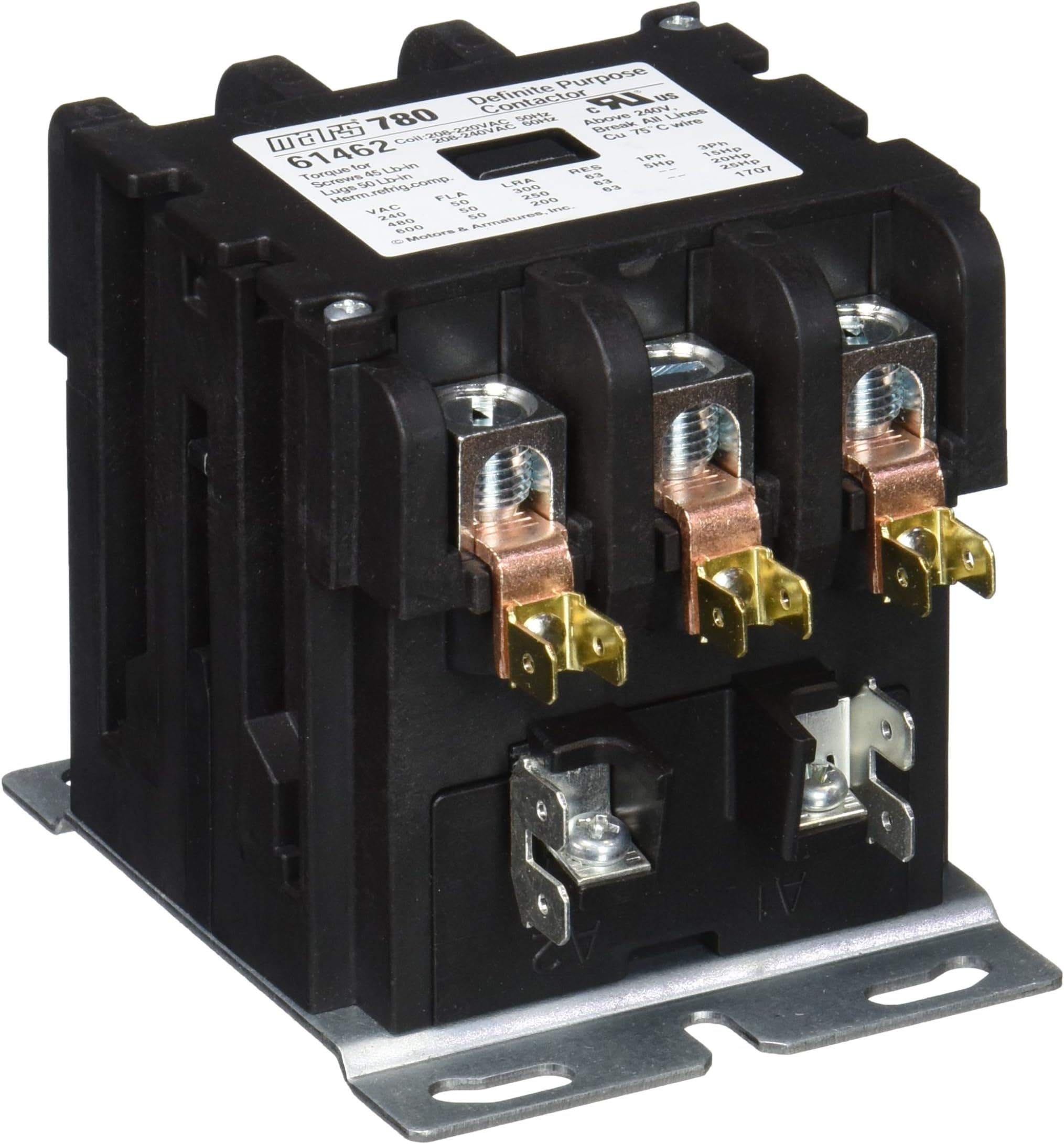 Amazon.com: MARS - Motors & Armatures 61446 3P 40A 120V Box Lug Term ...