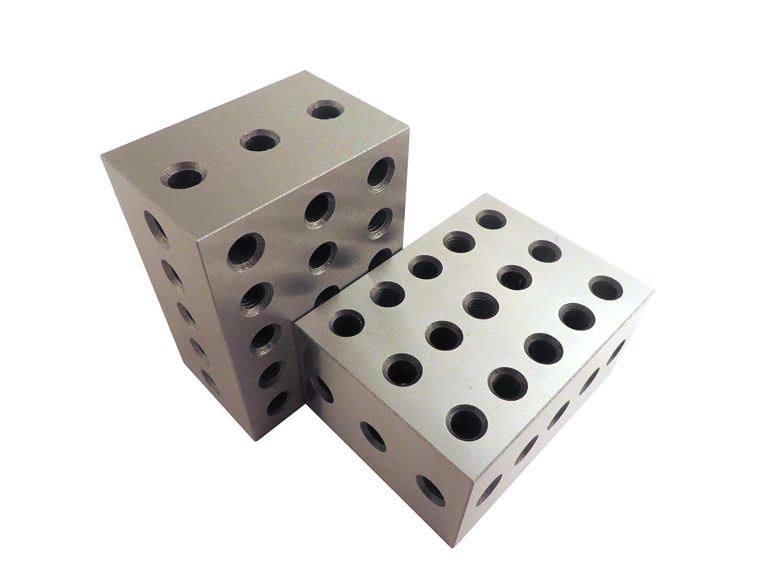 2-3-4 Blocks Matched Pair (2 Each), Hardened Steel RC 55-62, 23 Holes ...