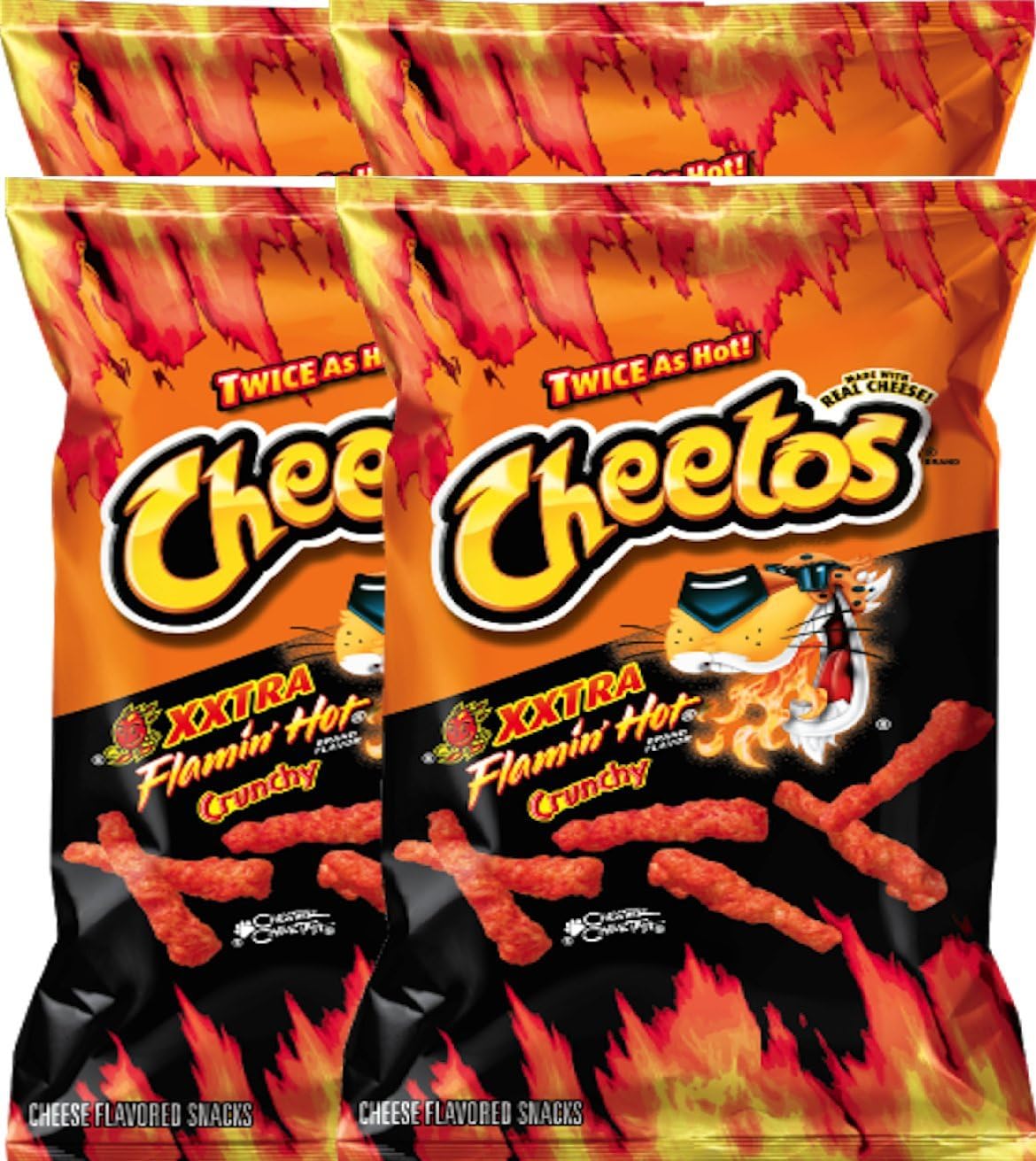 Amazon.com: Cheetos Crunchy Flamin Hot Party Size Bag, 15 Oz : Books