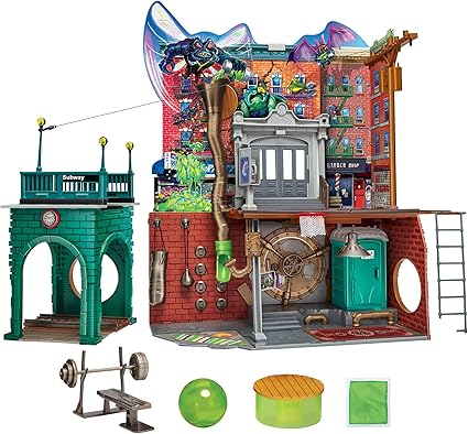 Amazon.com: Teenage Mutant Ninja Turtles: Mutant Mayhem Sewer Lair ...
