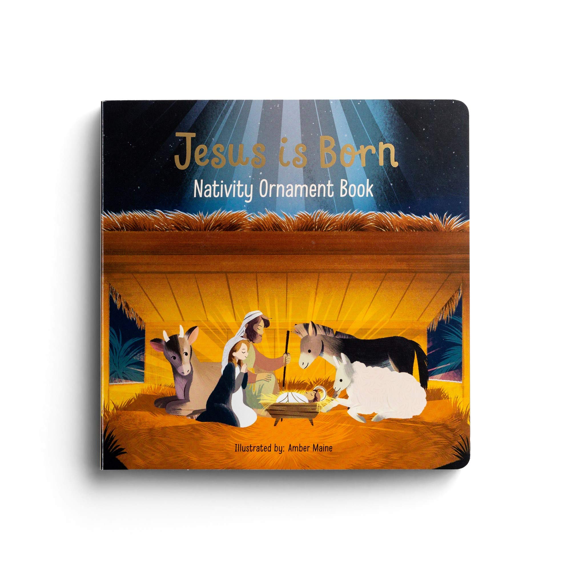 Jesus is Born: Nativity Ornament Book (Advent Devotional for Kids ...