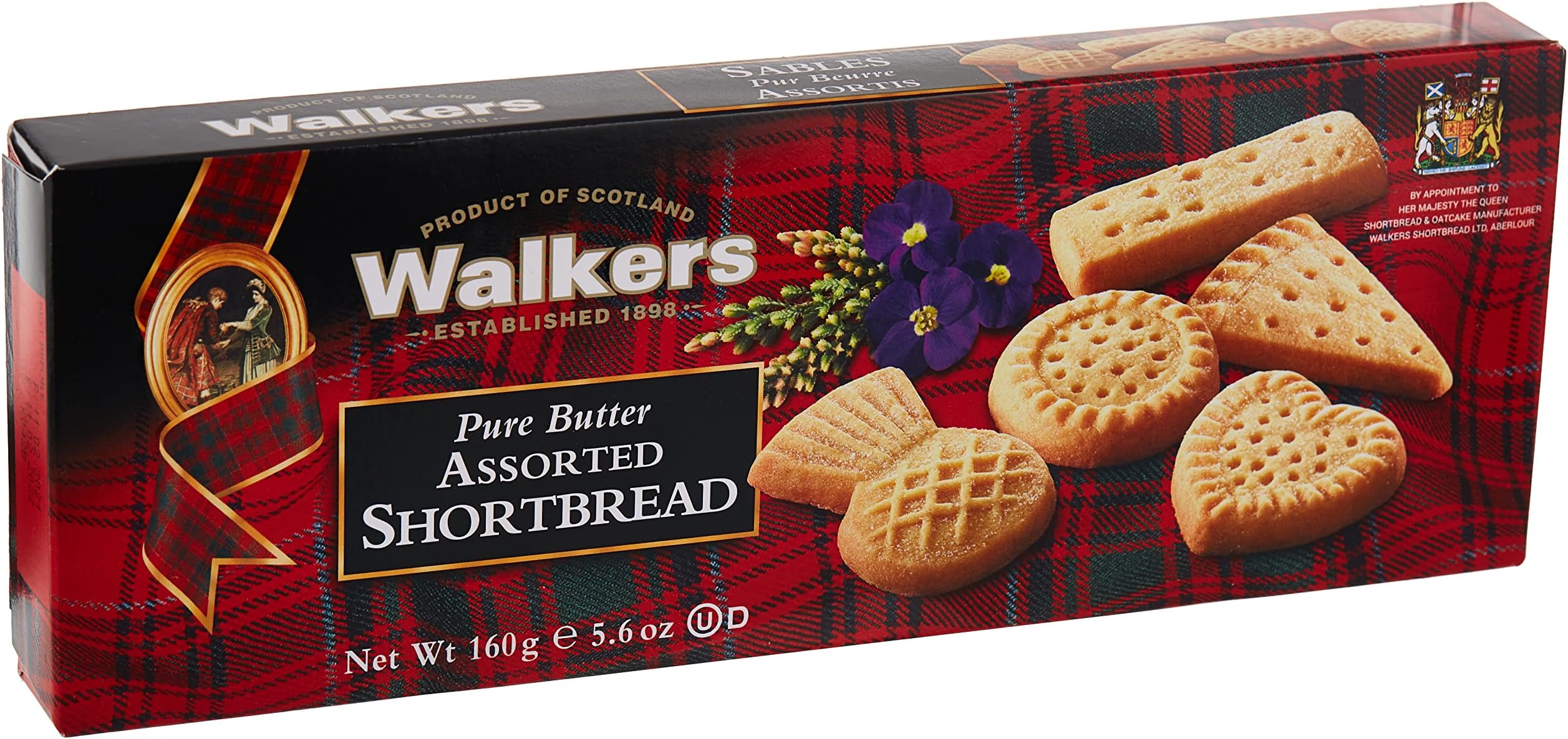 Amazon.com: Walkers Classic Shortbread Mini Assorted - 5.6 oz : Grocery ...