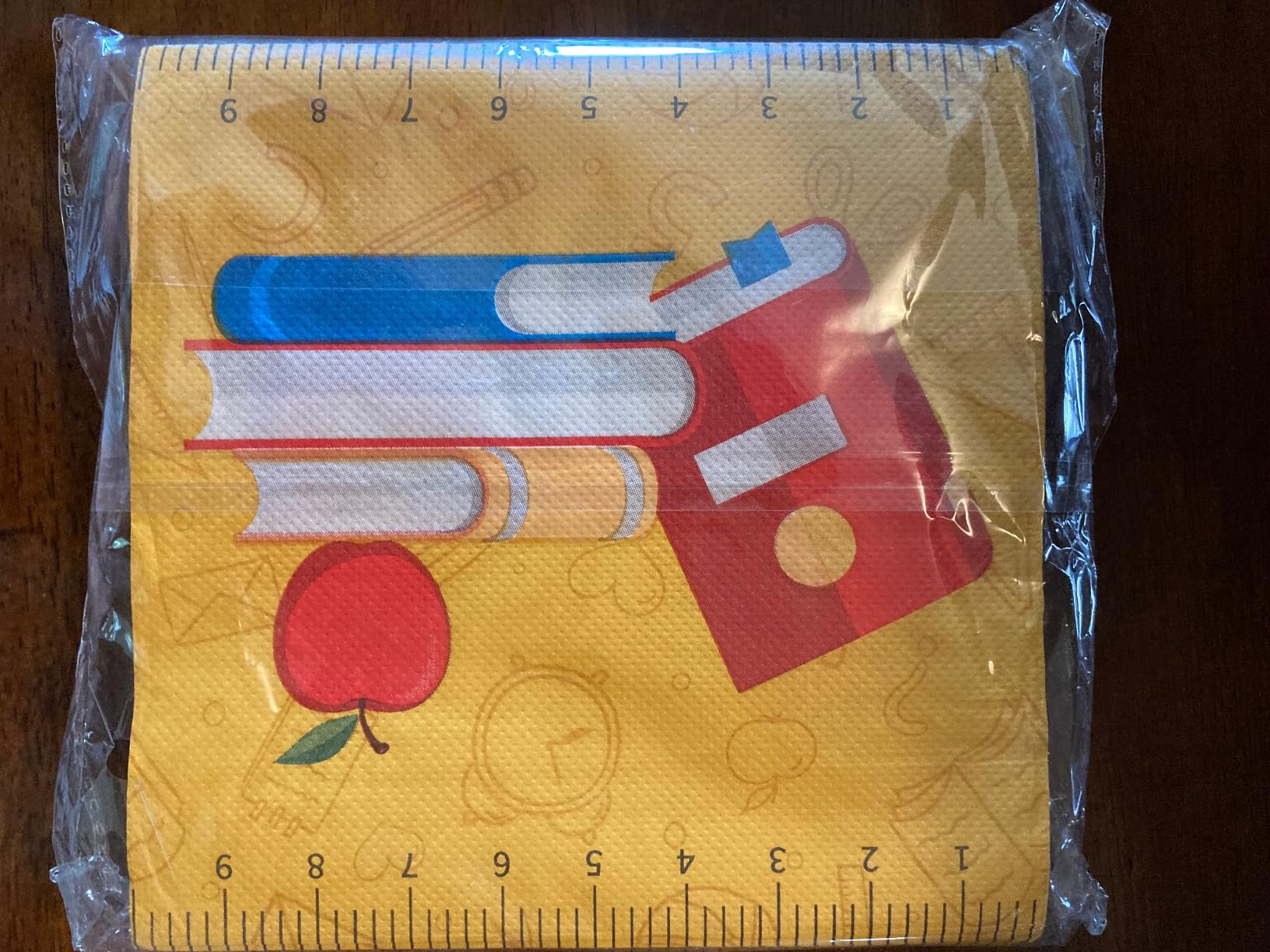 Amazon.com: Whaline 80 Pack Back to School Paper Napkins 6.5 x 6.5 Inch ...