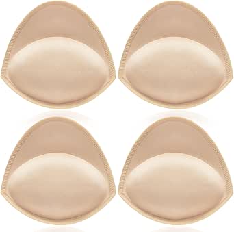 Jiuguva 2 Pairs Push up Bra Inserts Sports Replacement Pads Breast ...