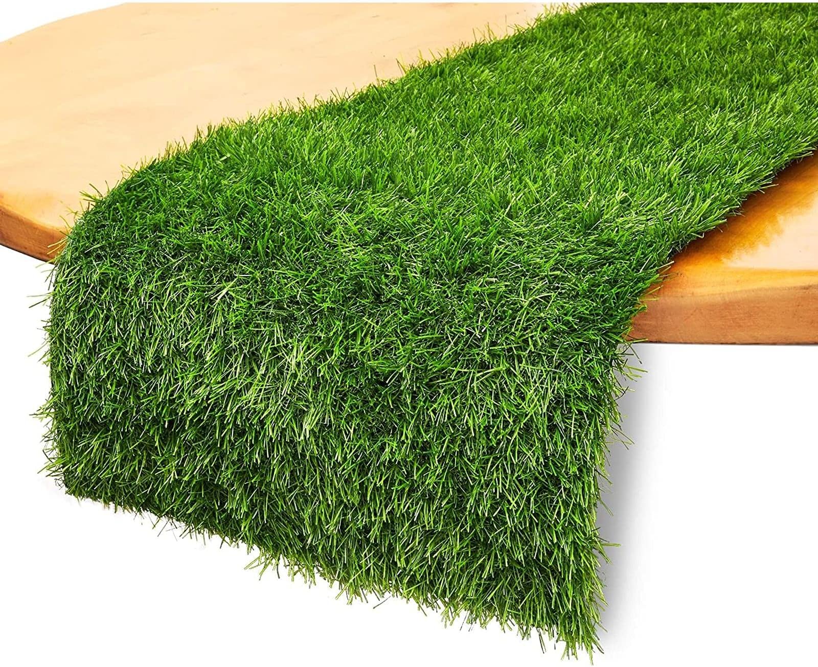 Amazon.com: Grass Table Runner 12 x 36 Inch, Green Fake Faux Grass ...