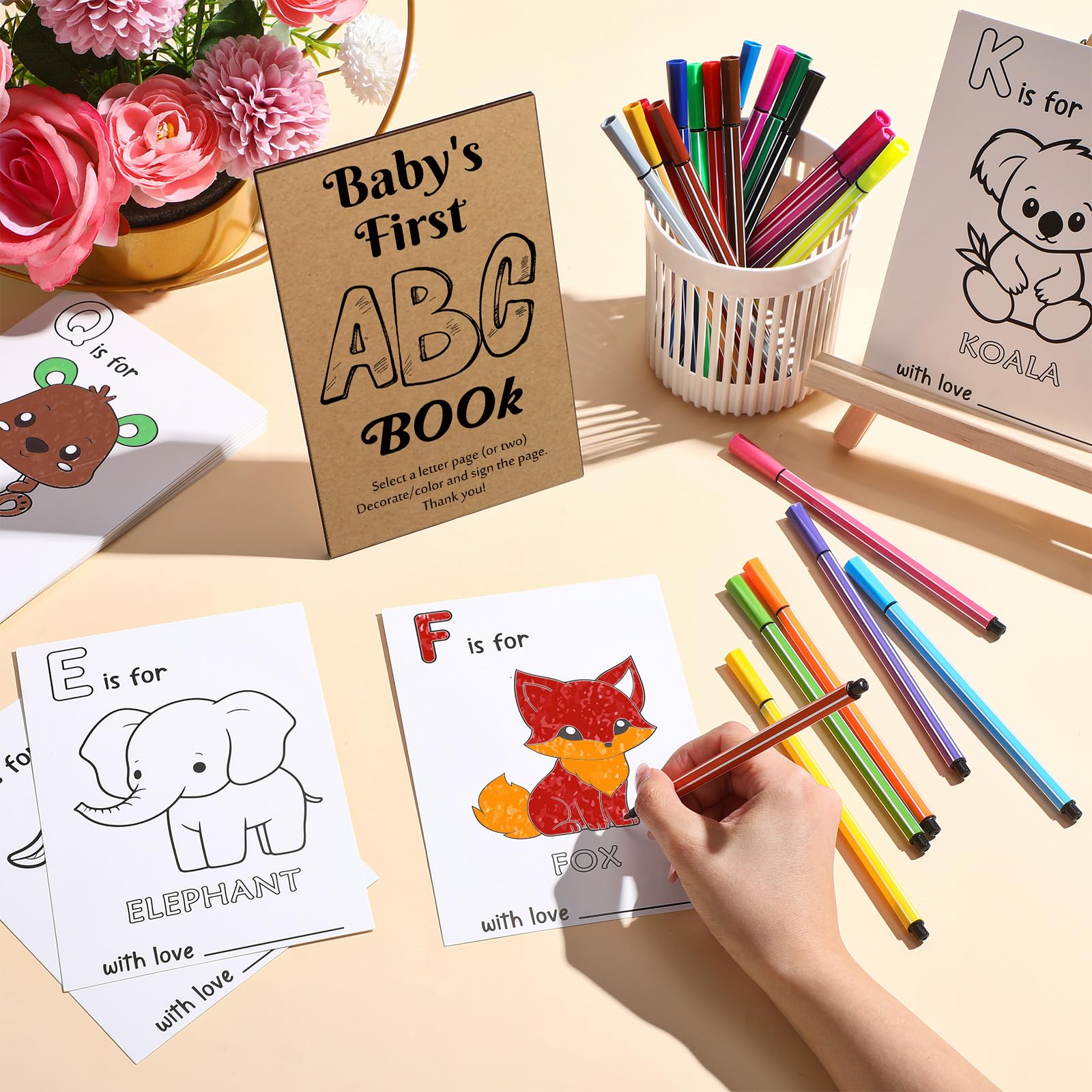 First Birthday Party Favors Baby`s First Alphabet Book: Perfect Baby ...