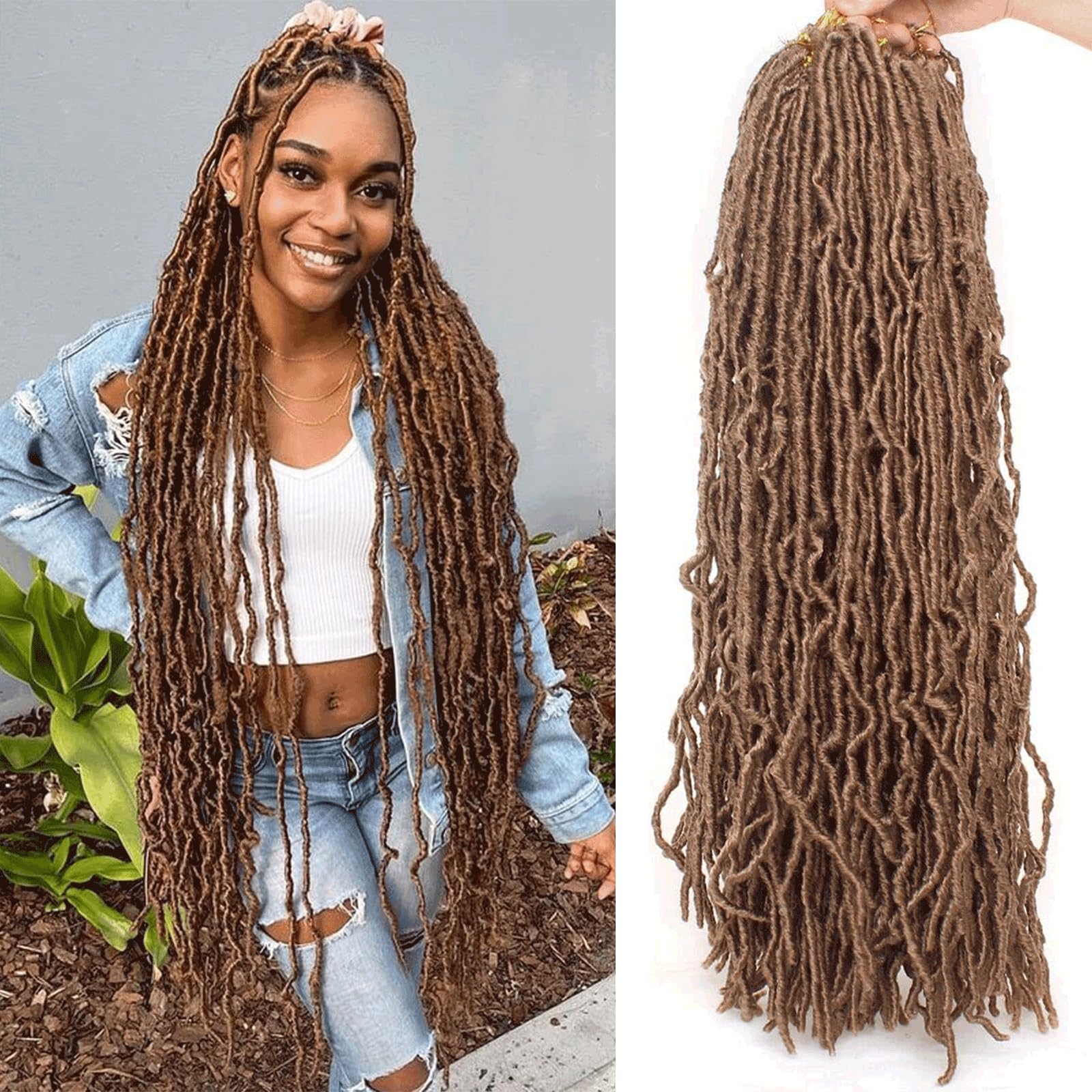 Xtrend 7 Packs 24 Inch Nu Faux Locs Crochet Hair | Desertcart Japan