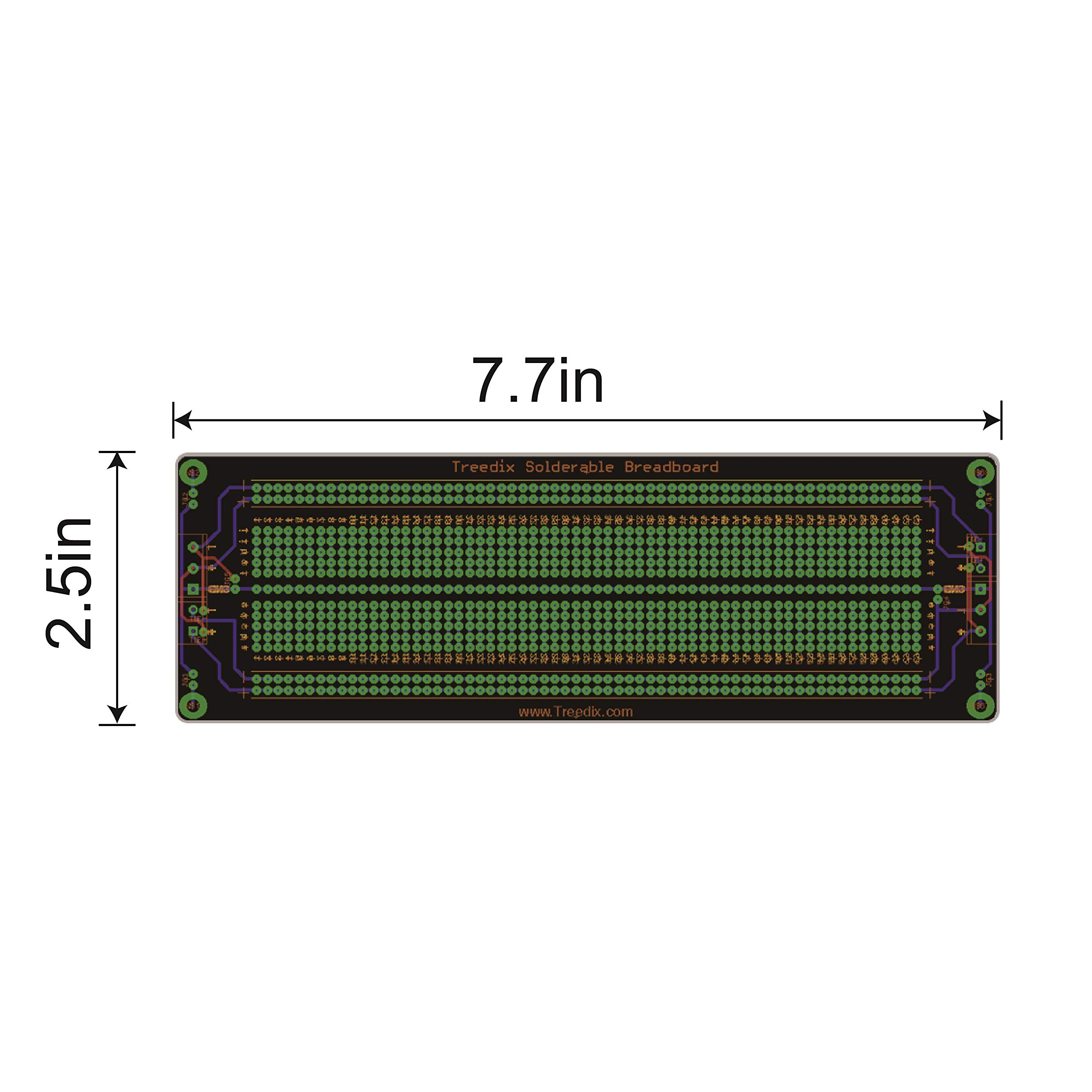 Snapklik.com : Treedix 3 Pcs Universal Board Solderable BreadBoard PCB ...