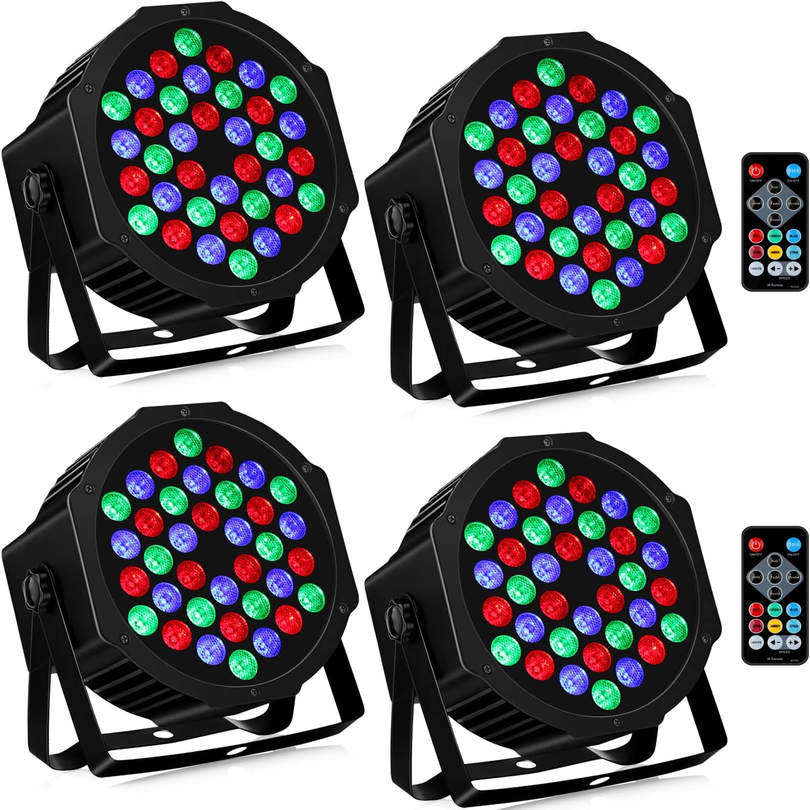 Amazon.com: TSSS RGB Par Lights 86 Leds DMX512 Stage Lighting for ...