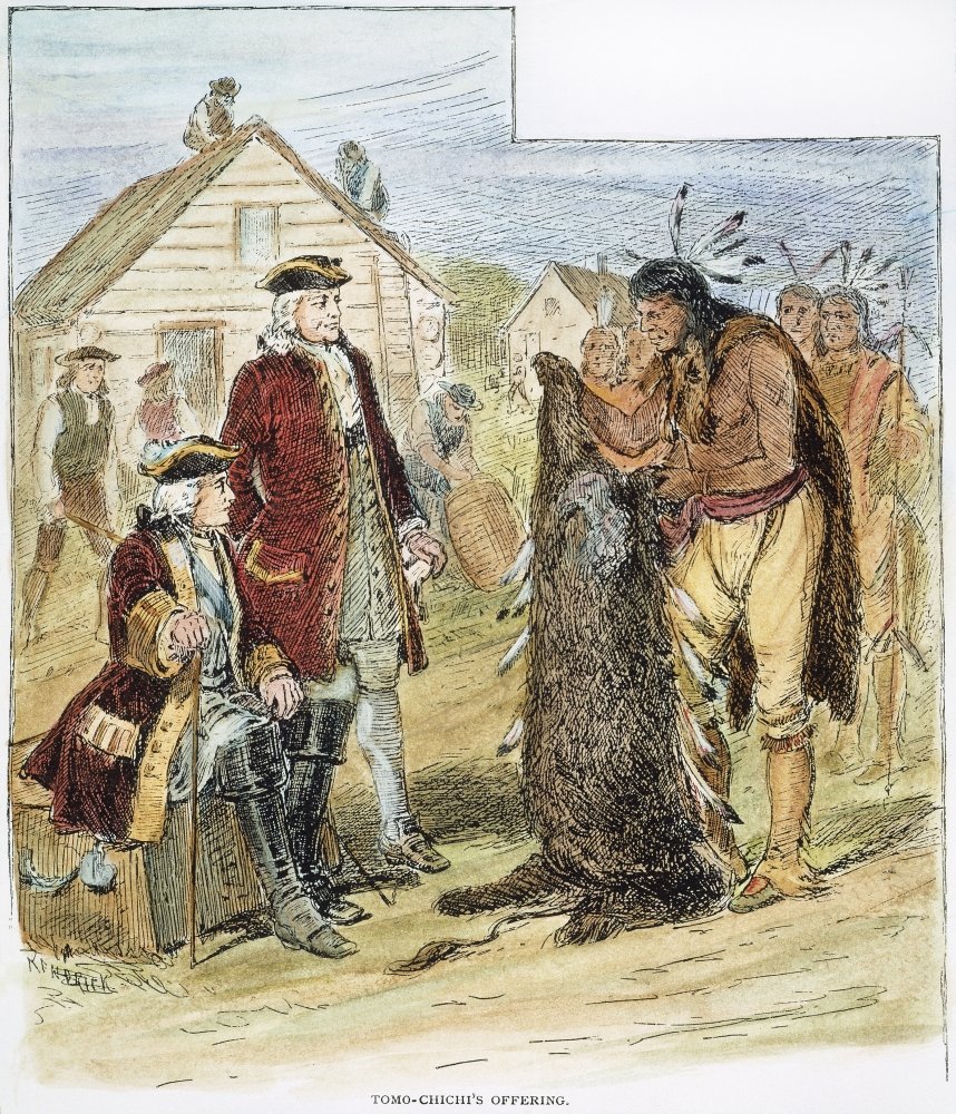 James Oglethorpe And Tomochichi