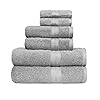 Sweet Needle 6 Piece Towel Set - 2 Bath Towels, 2 Hand Towels and 2 ...