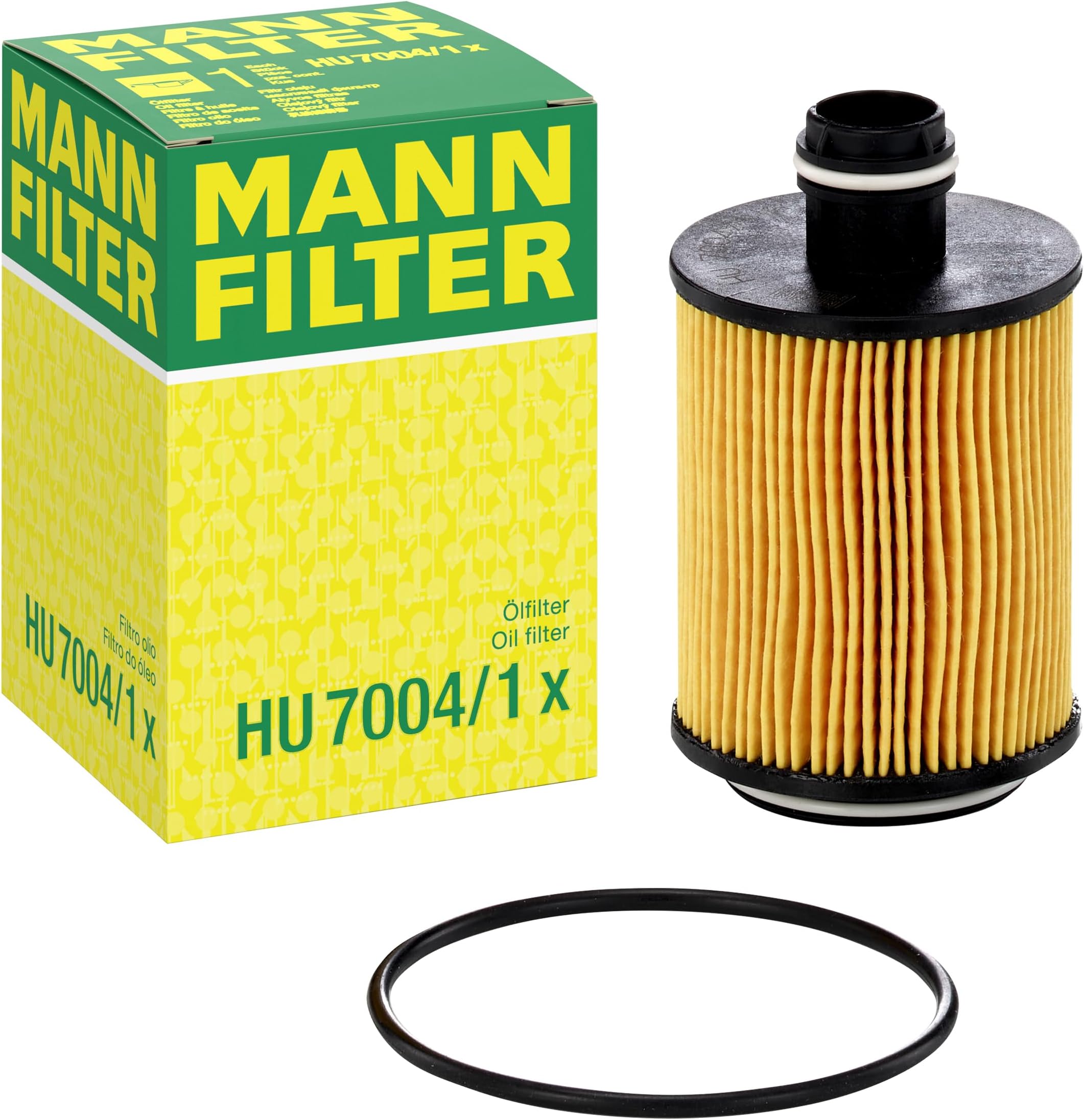 MANN-FILTER HU 6004 X Oil filter Oil filter set with gasket / gasket ...