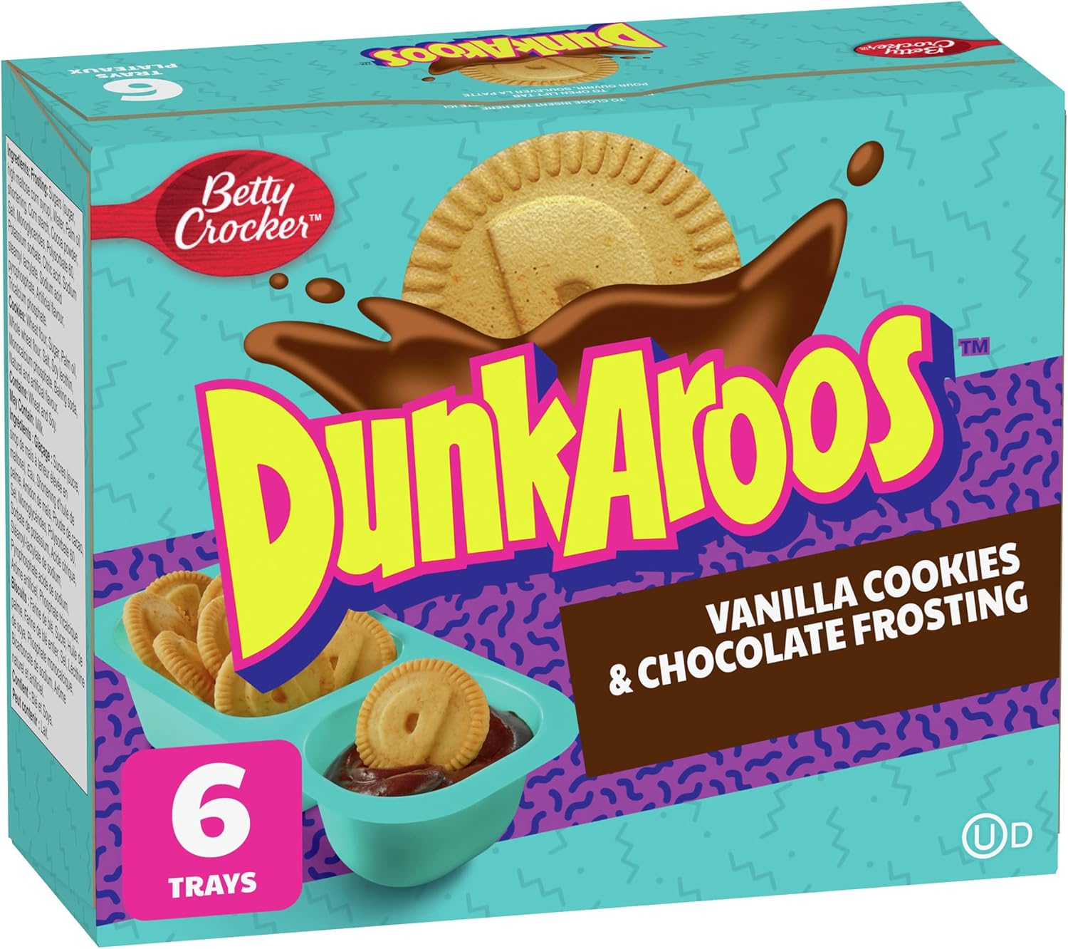 Dunkaroos Chocolate Cookies and Chocolate Chip Frosting, Kids Snacks ...
