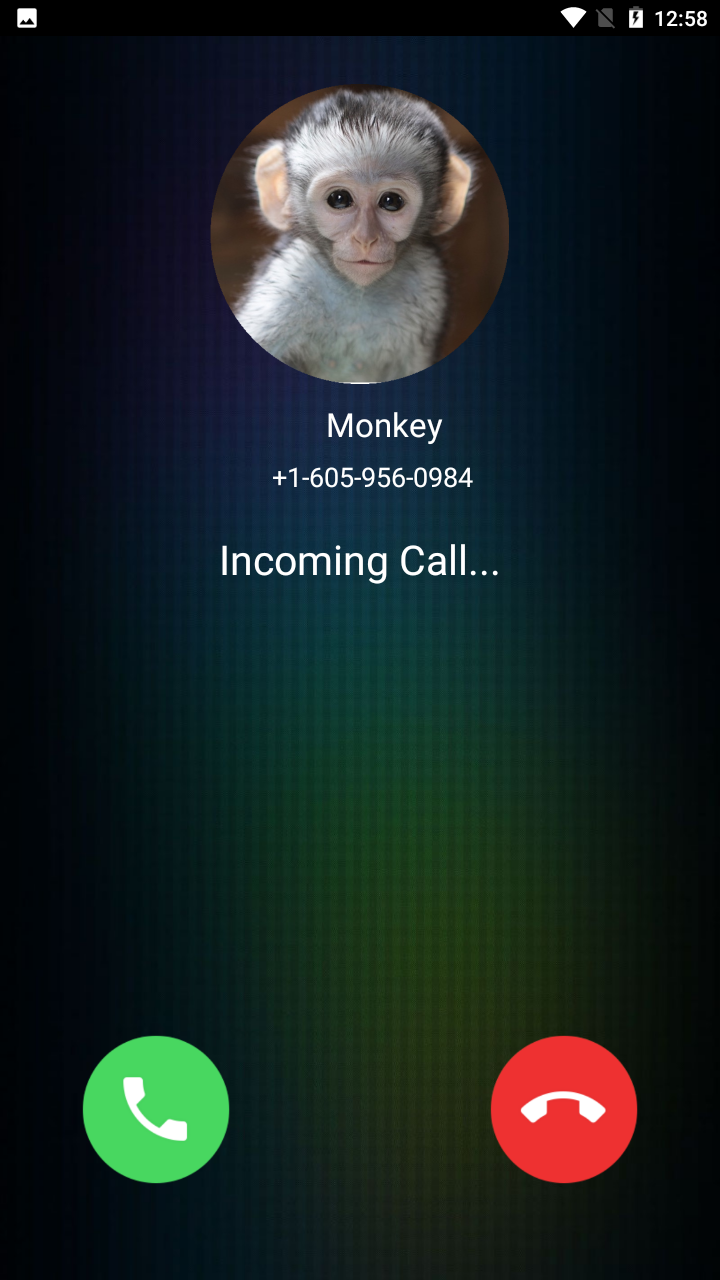 Fake Call From Cute Monkey - App on Amazon Appstore