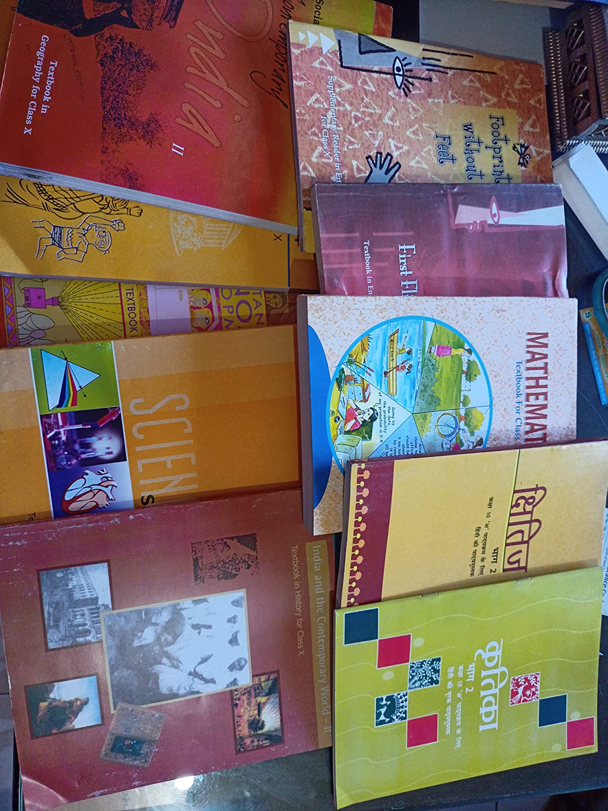 NCERT SHOP TEXTBOOK 10 BOOK SET FOR CLASS- 10TH with Hindi-B (Sparsh ...