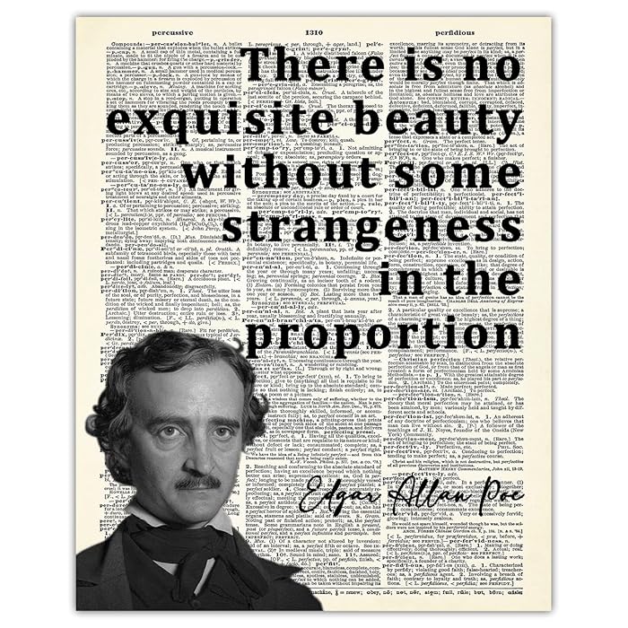 Buy Edgar Allan Poe There Is No Exquisite Beauty… Motivational Poster ...