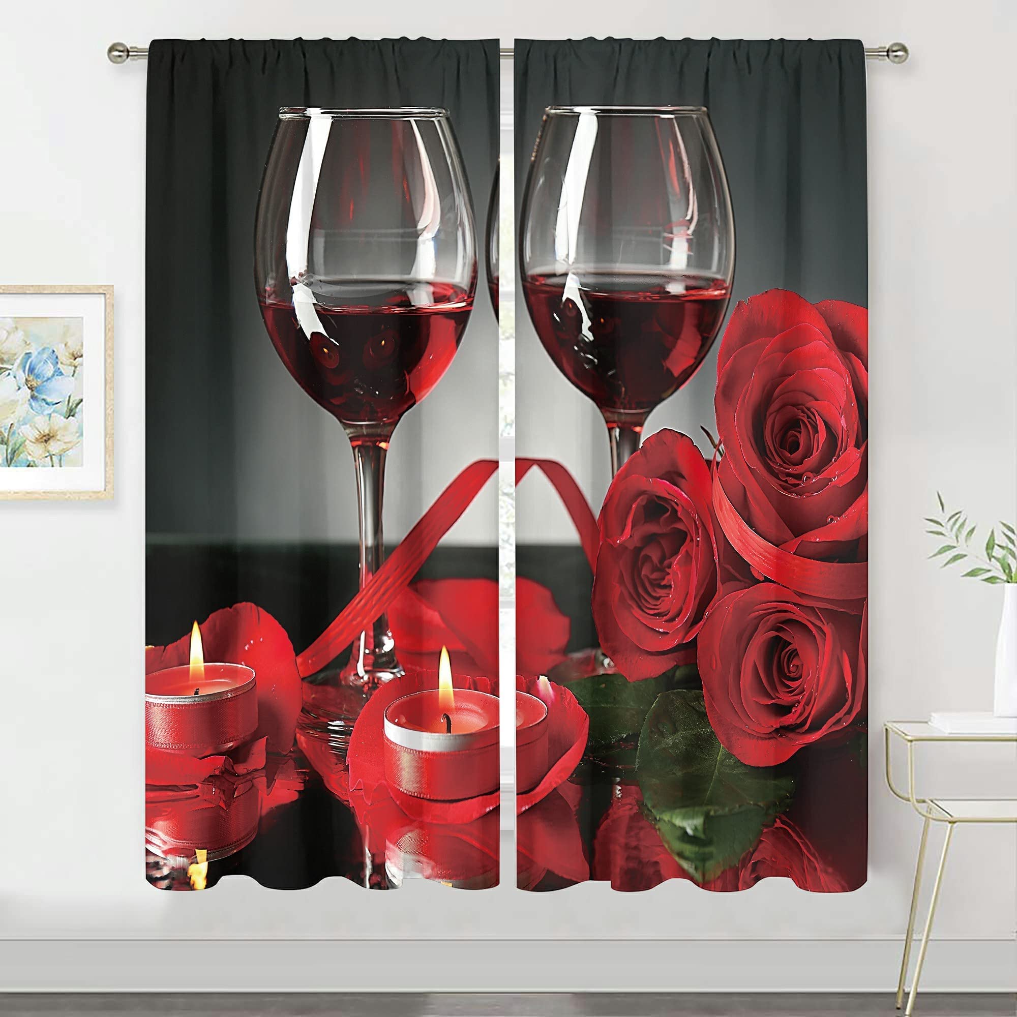 Romantic Red Roses Wine