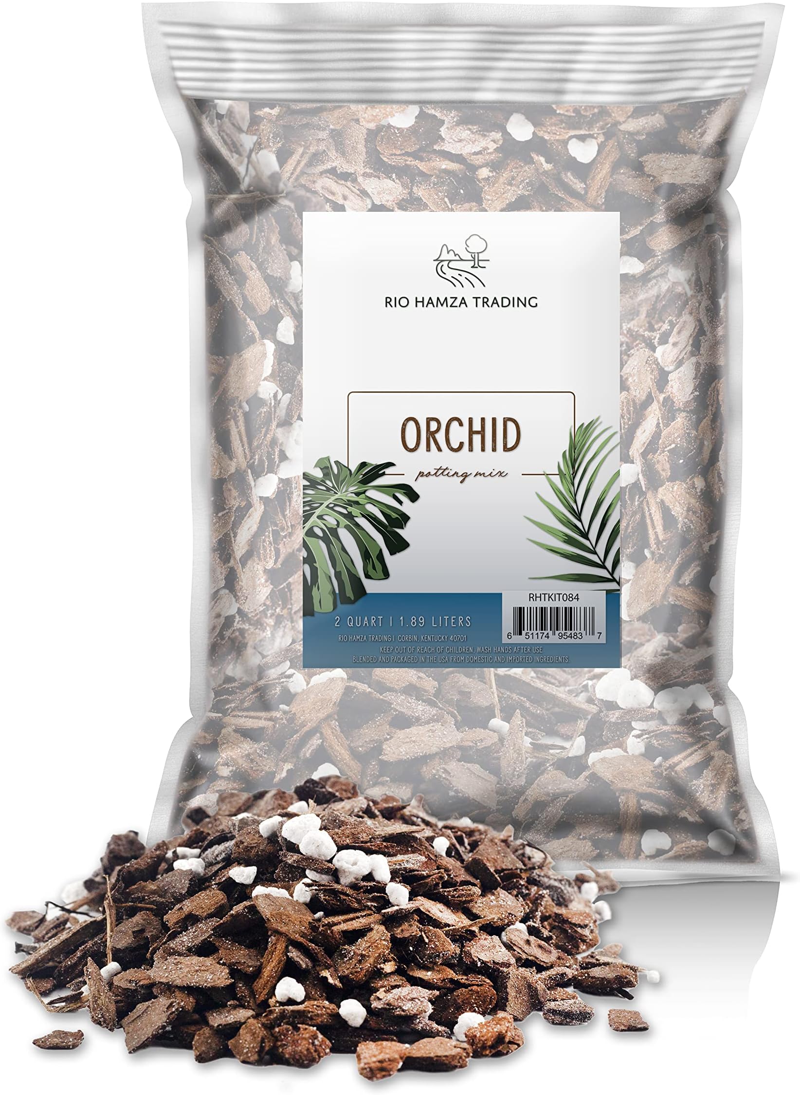Amazon.com : Harris Premium Orchid Potting Mix, Optimal Coarse Mix for ...