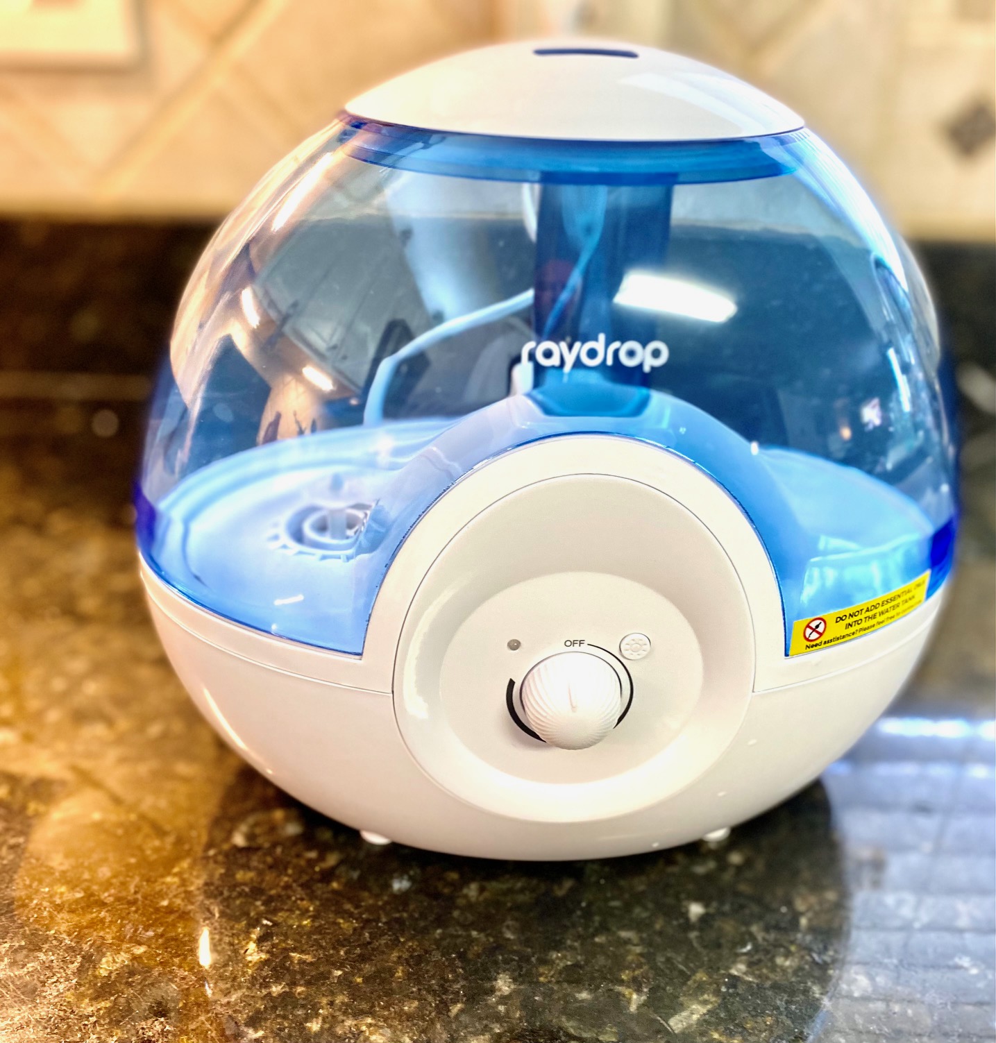 Watch Review of RayDrop Cool mist humidifier on Amazon Live