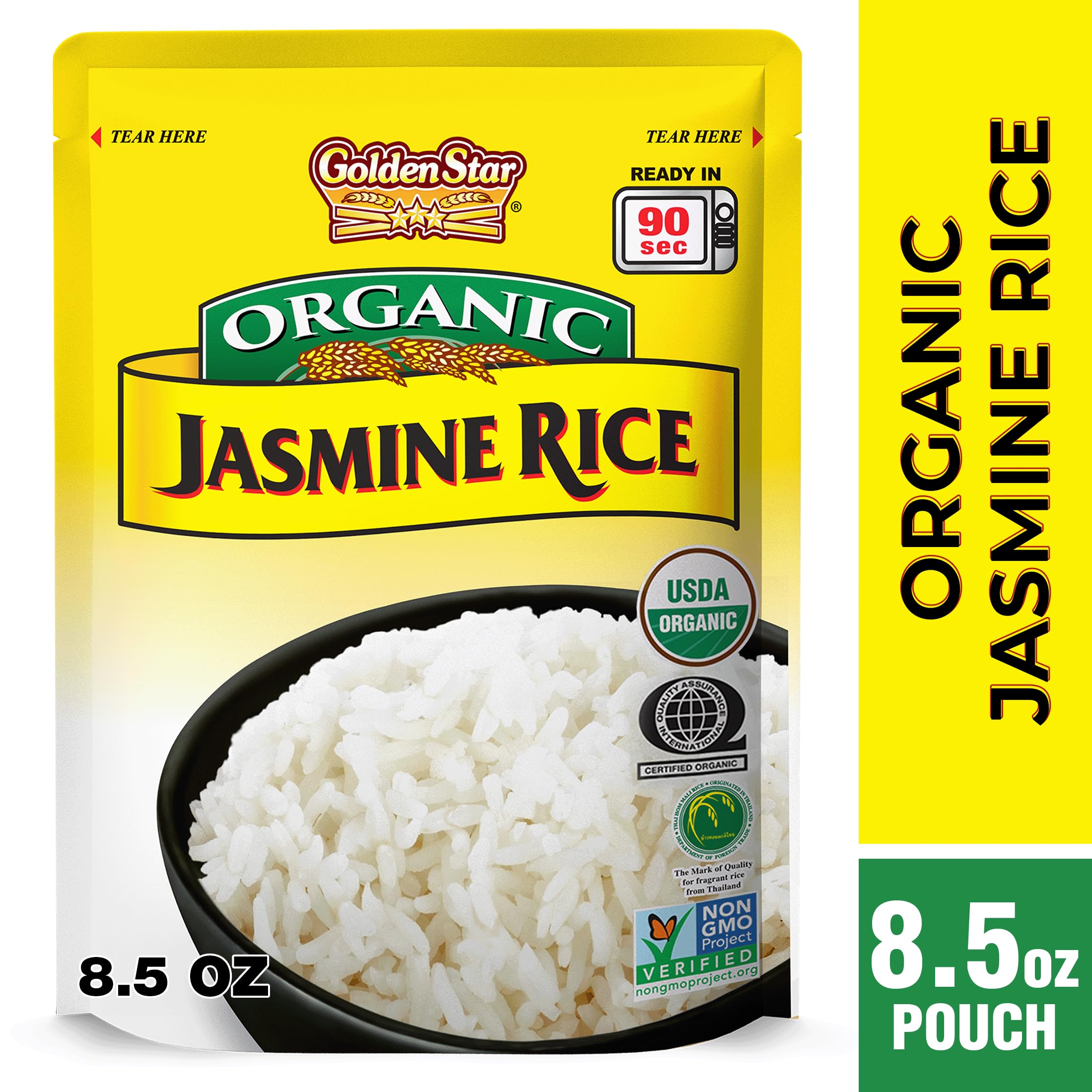 Snapklik.com : Golden Star Organic Thai Hom Mali White Jasmine Rice ...