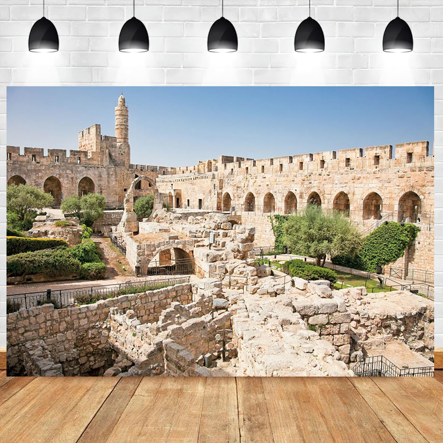 Amazon.com : 10x6.5ft The Old City Jerusalem Backdrop David Tower ...