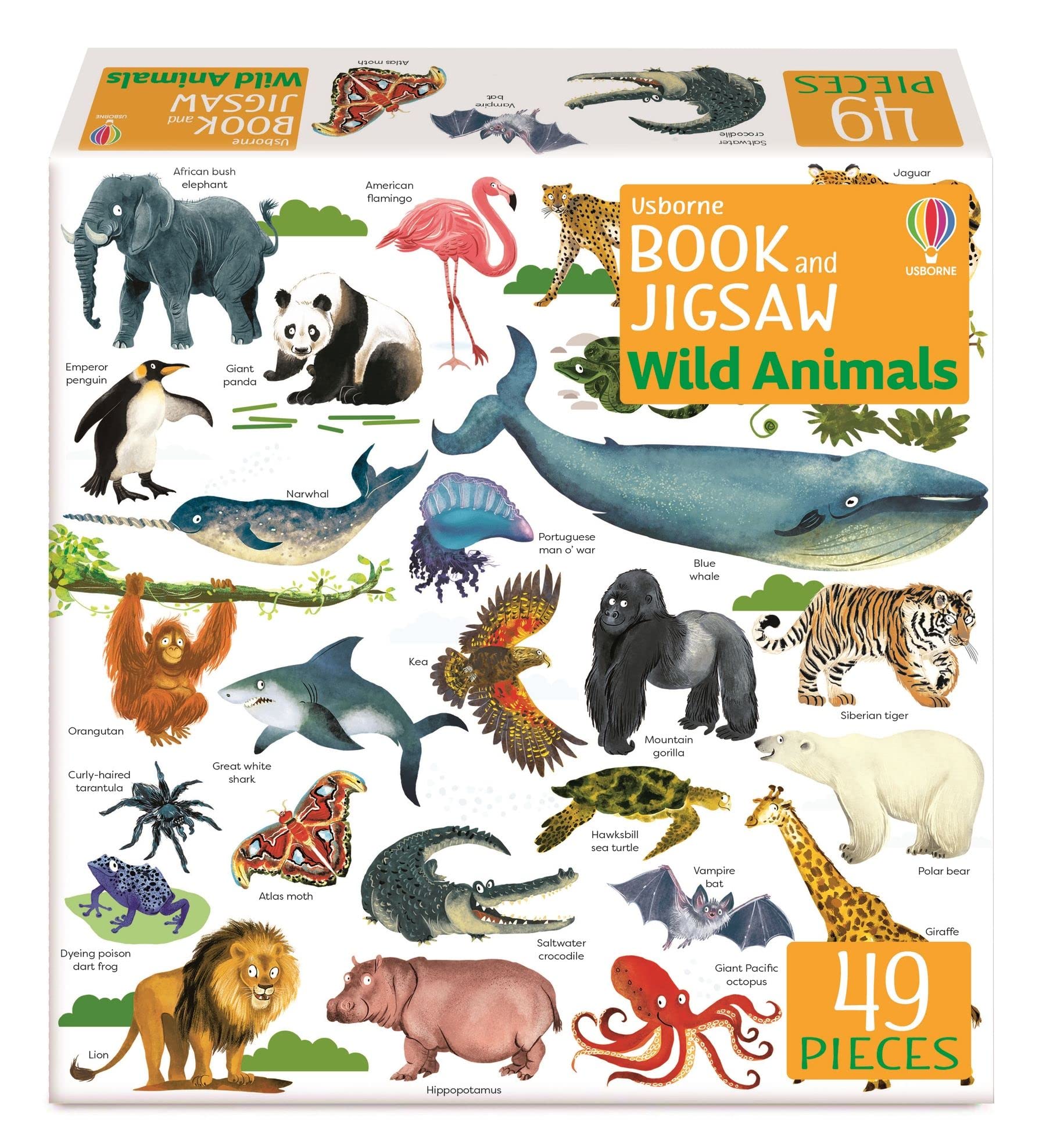 Usborne Book and Jigsaw Wild Animals: Sam Smith, Nikki Dyson: 9781803704845: Amazon.com: Books