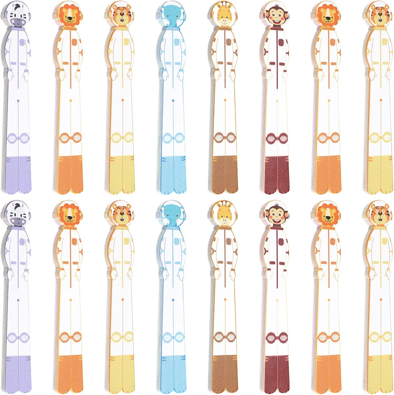 Amazon.com : 32 Pcs Spaceman Writing Tools Spacers for Writing Colored ...