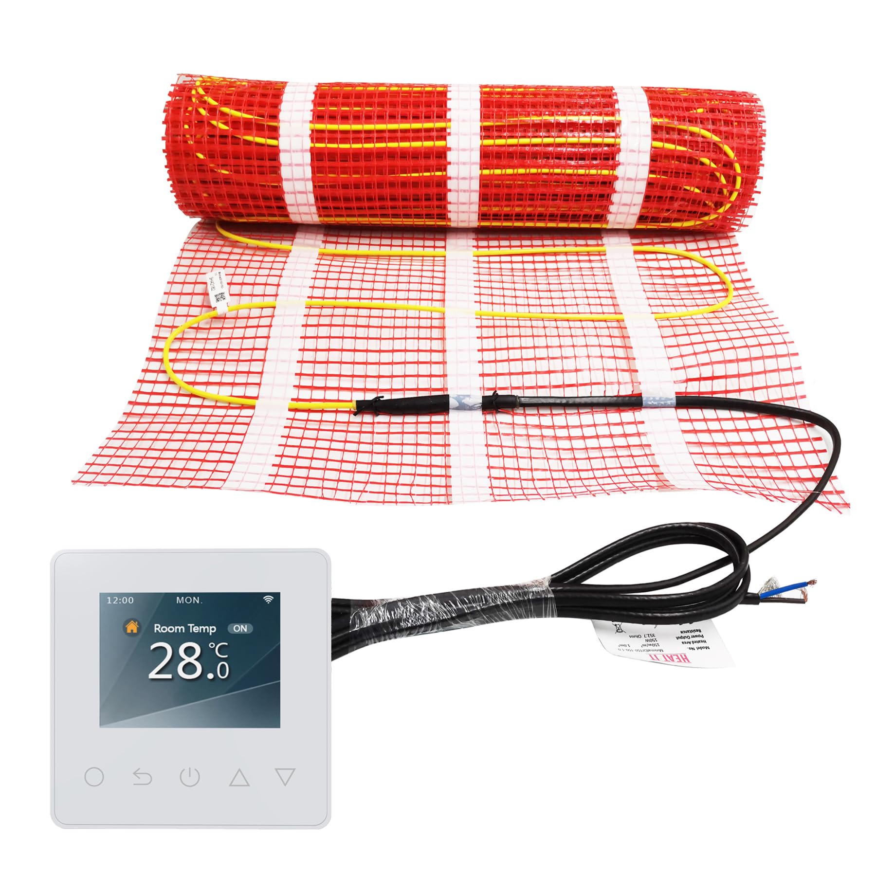 HEATIT Underfloor Heating mat Electric Radiant Self-Adhesive Floor ...