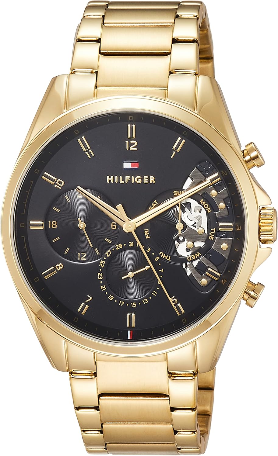 Amazon | [トミーヒルフィガー] MENS LIC WATCH 1710447 TW000329 FREE ゴールド | ポーチ