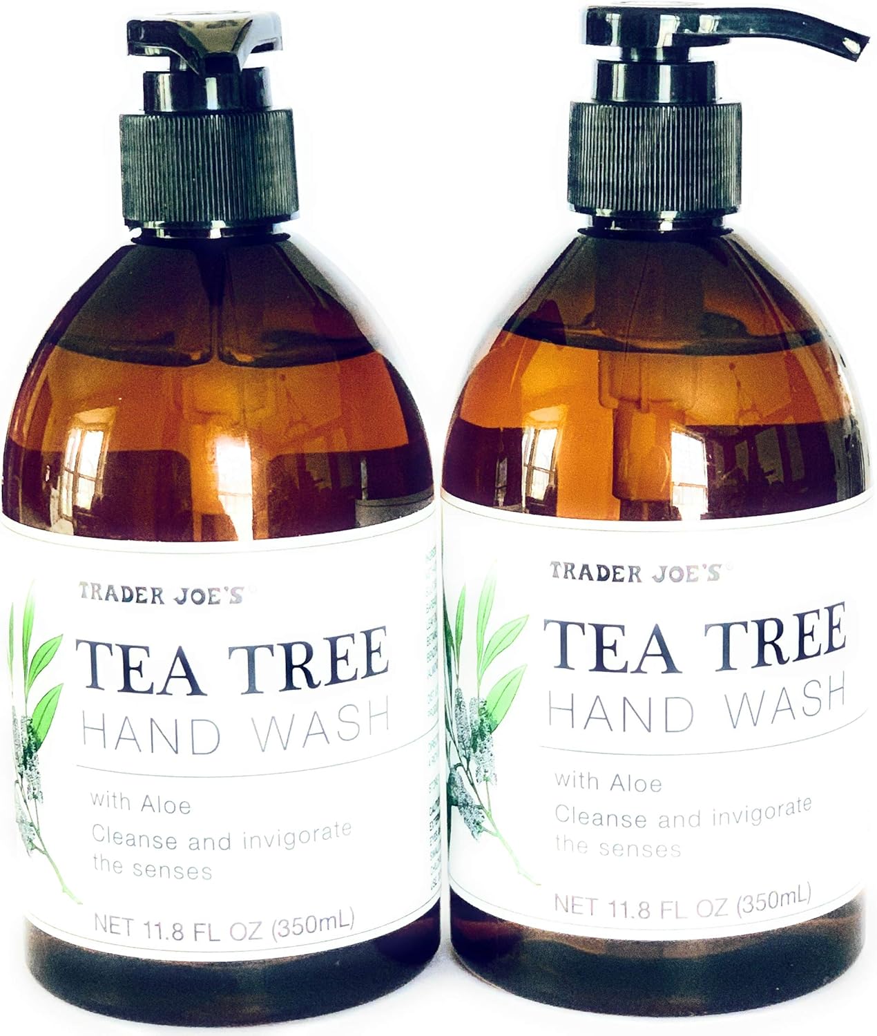 Trader Joe's Tea Tree Hand Wash with Aloe 11.8 Fl OZ (SET OF 2 ...
