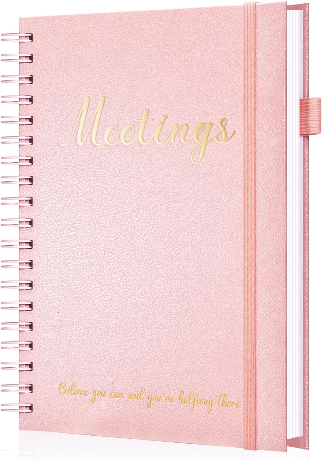 Amazon.com : JUBTIC Meeting Notebook for Work with Action Items, Work ...