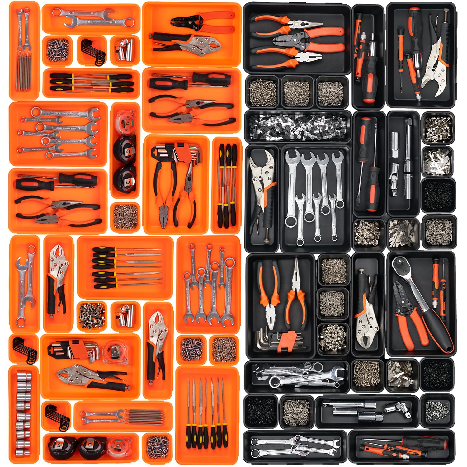 90 Pack Tool Box Organizer Tool Tray Dividers, Toolbox Drawer ...